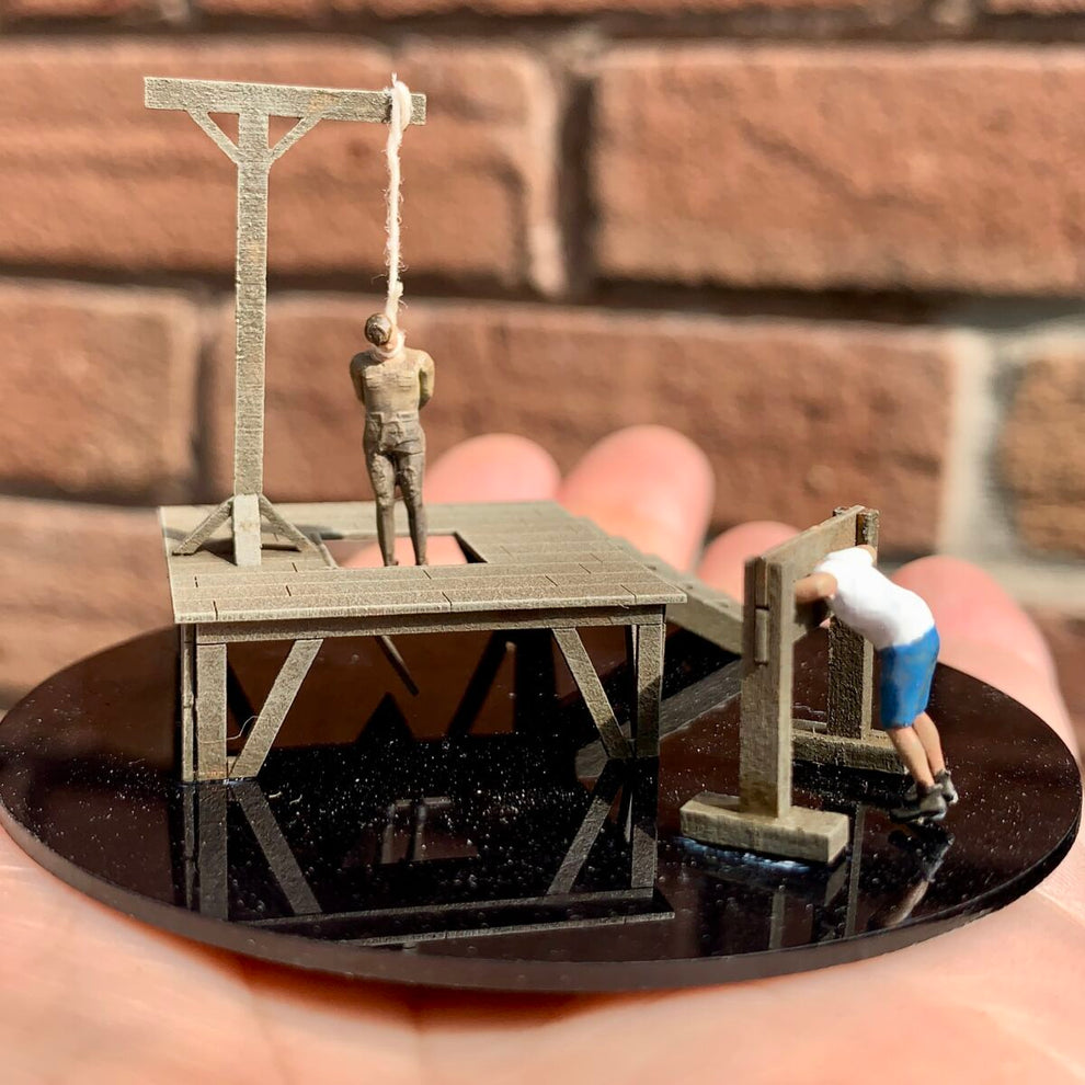 Laser Cut Wood Gallows Kit – miniprints