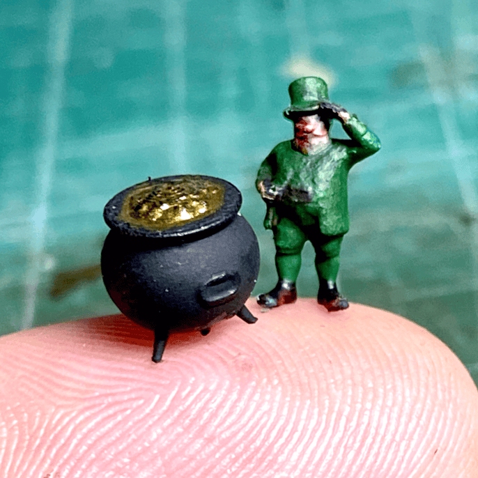 Leprechaun (and a pot o’ gold) – miniprints